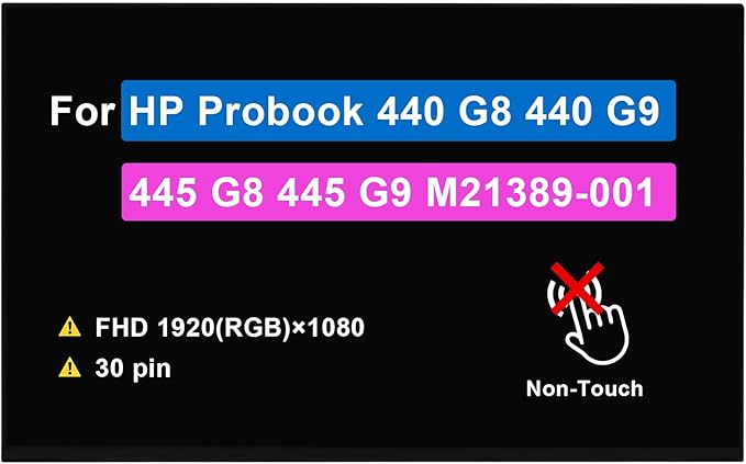 Amazon.com: BTSELSS 14" Screen Replacement for HP Probook 440 G8 440 G9 ...