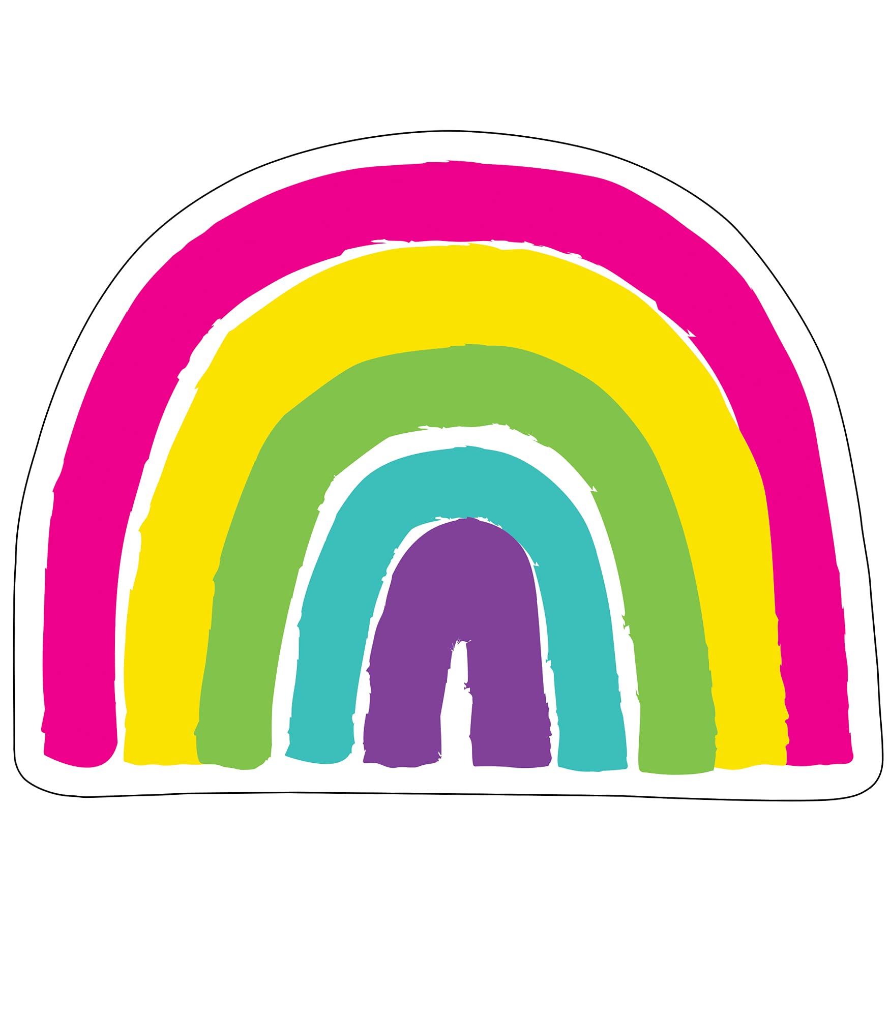 Snapklik.com : Carson Dellosa Kind Vibes 36-Piece Rainbow Cutouts ...