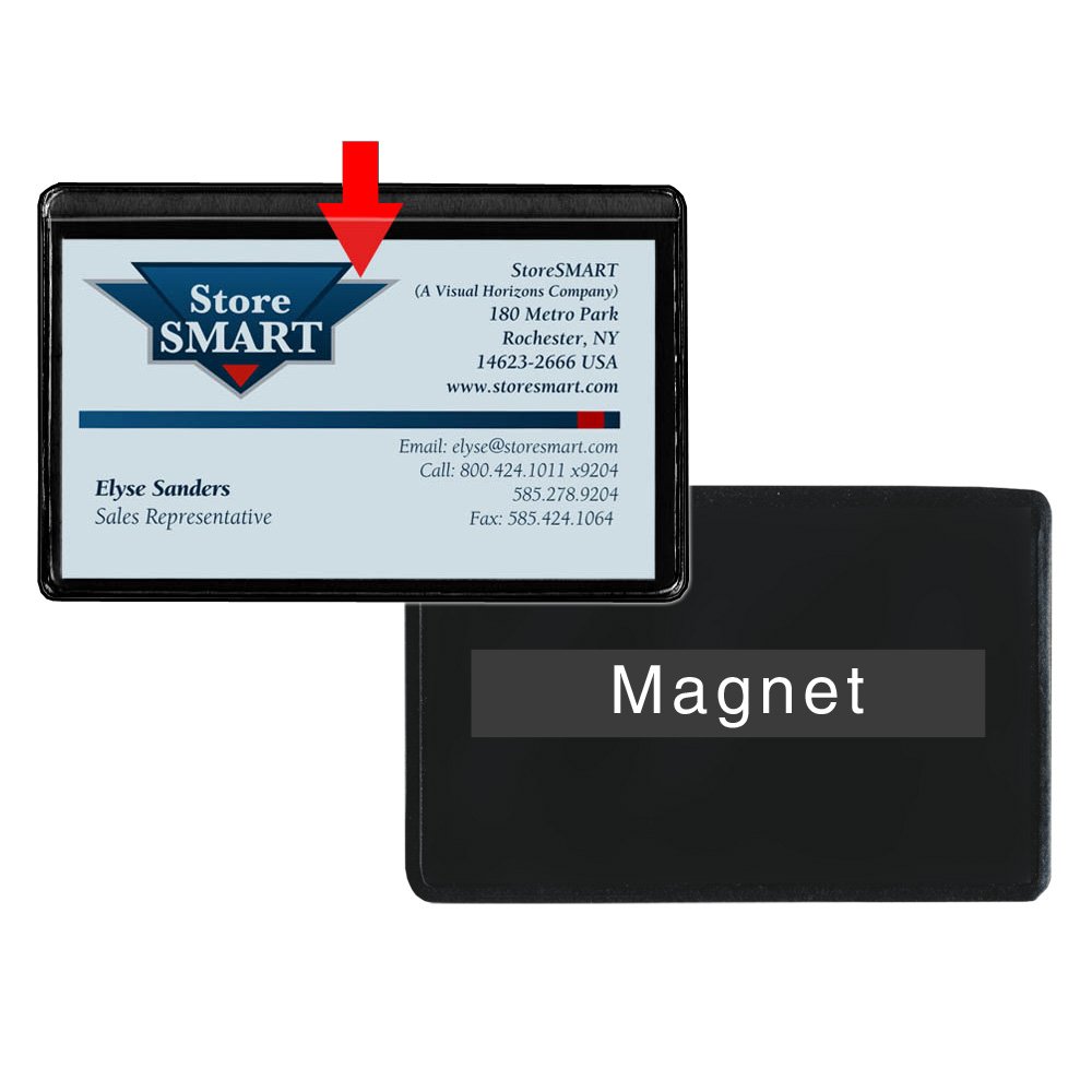 Vinyl Business Card Holder Vertical Black Business Card Holders