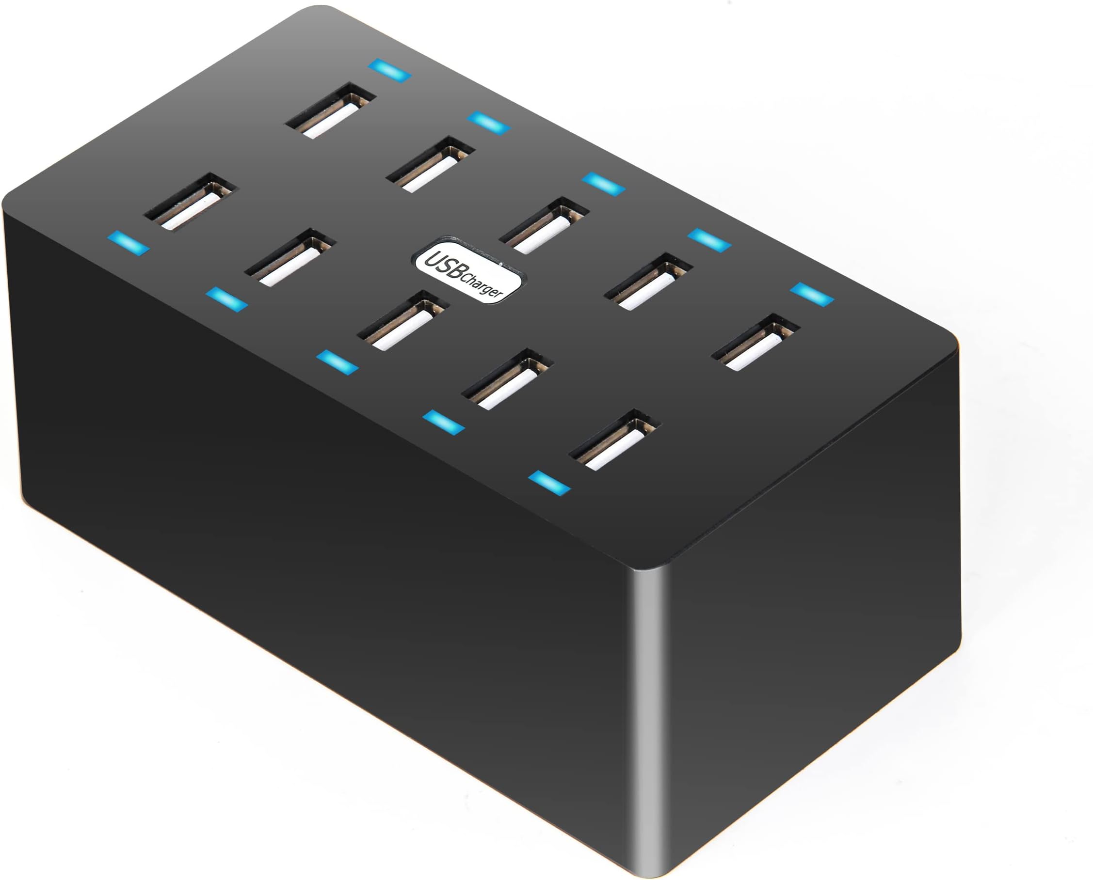Amazon.com: USB Charger 10-Port 120W, Multi-Port USB Charging Hub 24A ...