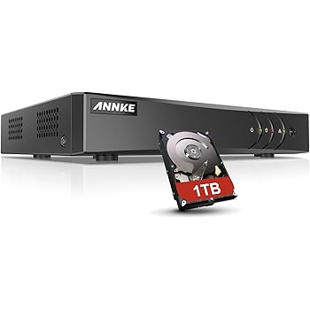 ANNKE 1080P Lite 8 Channel CCTV DVR Digital Video Recorder +1TB Hard ...