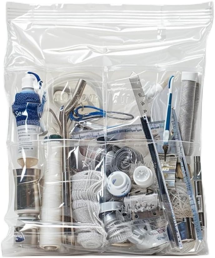 Amazon.com: Heavy Duty Zip Bags 5"x8" 6mil Thick 50 Pack - Puncture ...