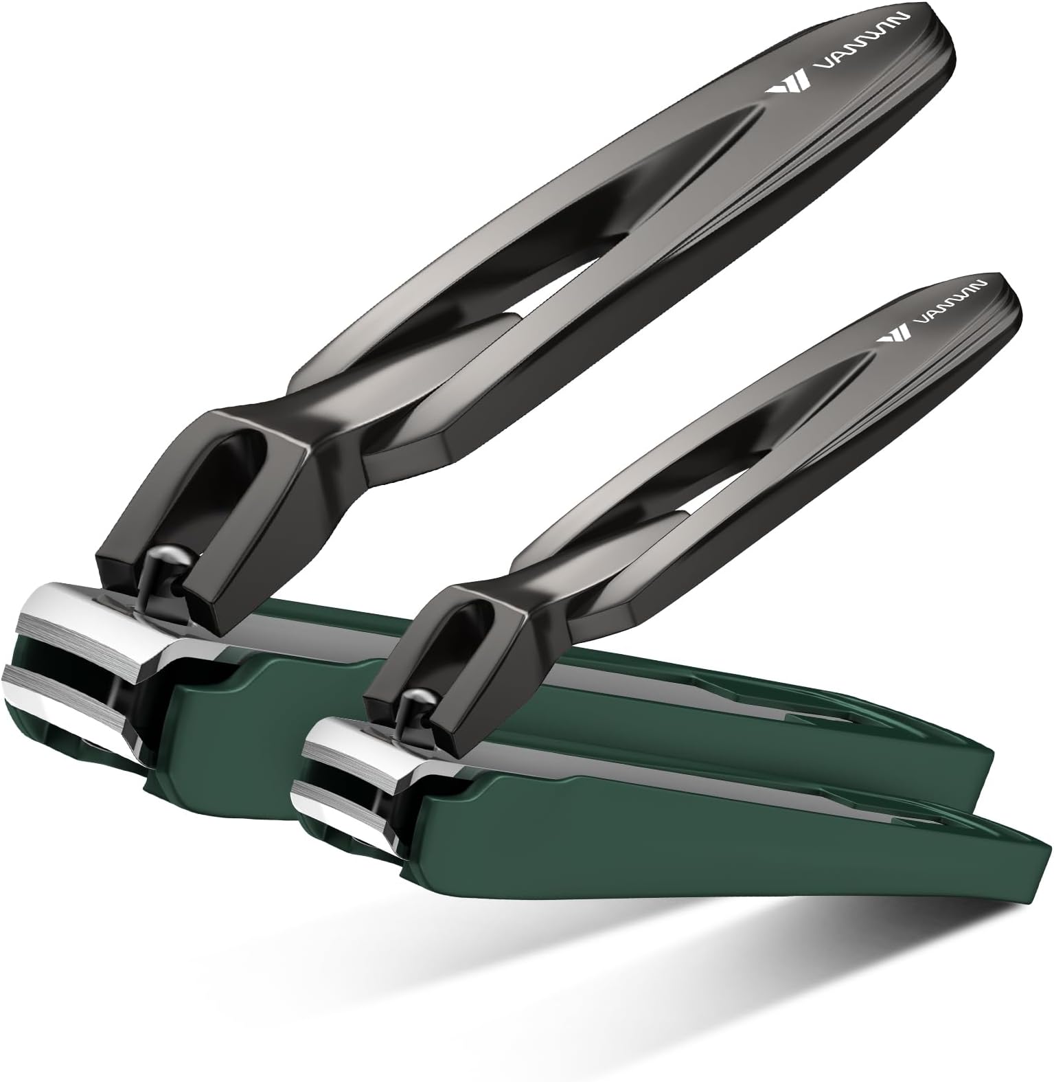 Amazon.com : VANWIN Nail Clippers for Men with Catcher, 2-Pack Large ...