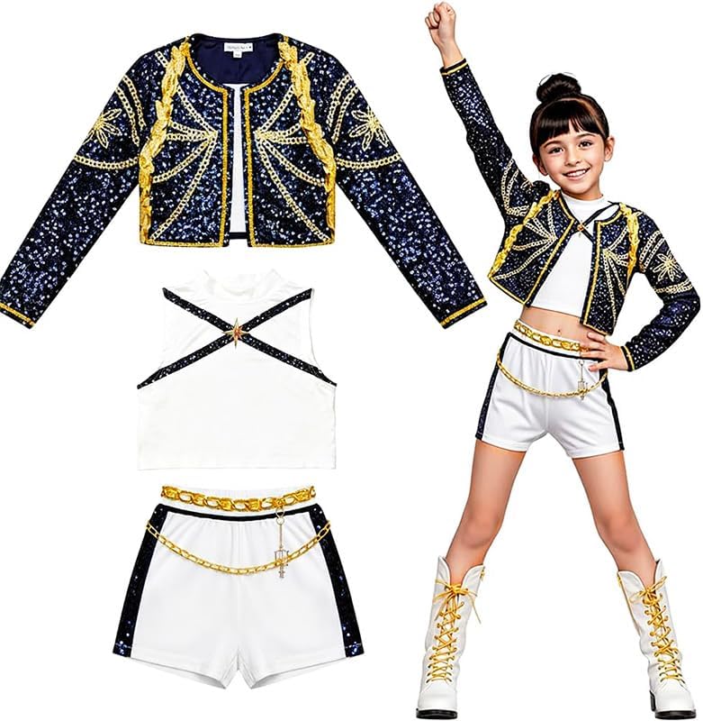 LSYCSYLY Generic Demons Hun-ters Anime Cosplay Costume, K-oop Anime ...