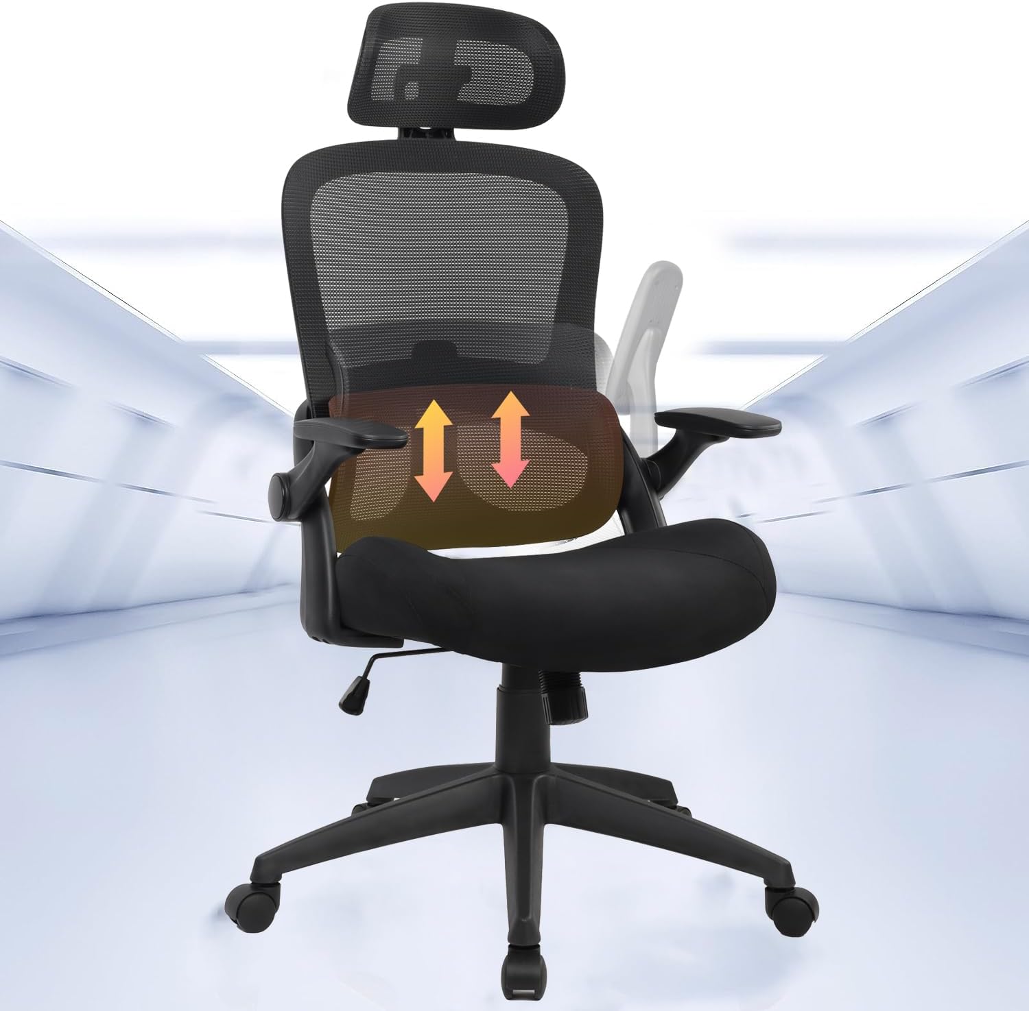 Amazon.com: FAMSINGO Ergonomic Mesh Home Office Desk Chairs, High Back ...