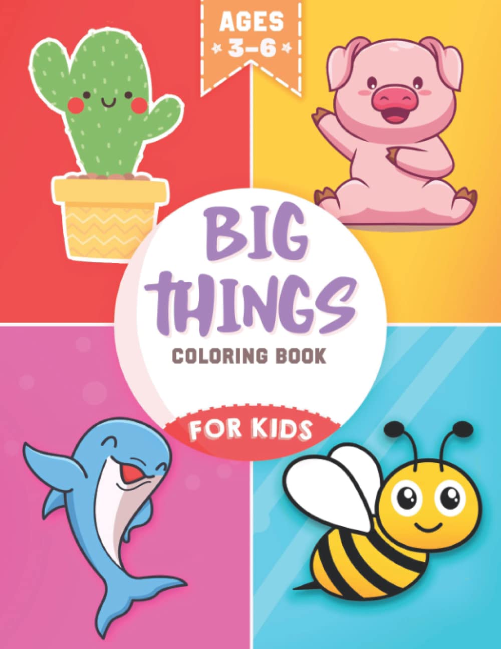 Buy 110 Fun Big Things Coloring Book For Kids: 110 Fun & Theme Based ...