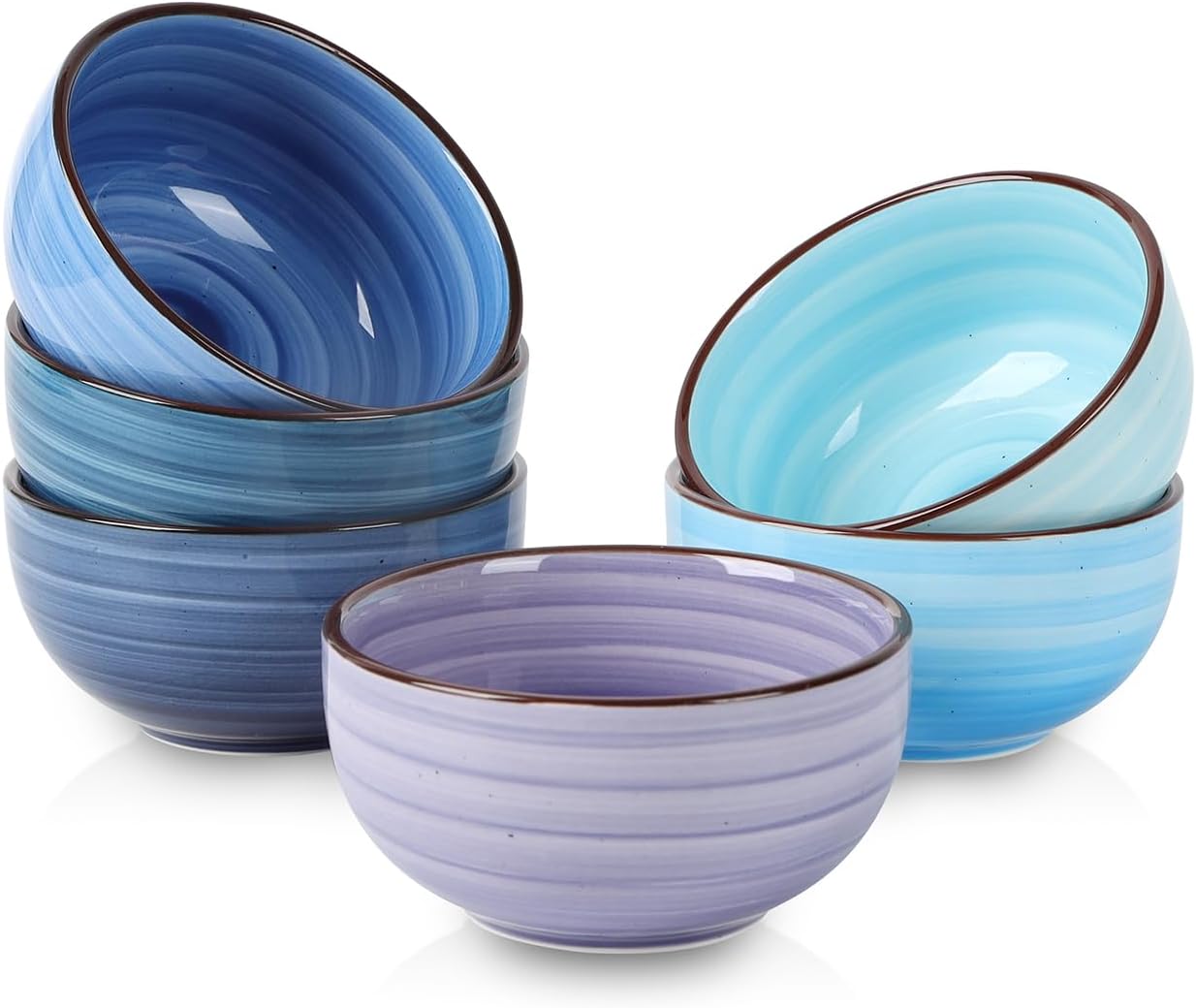 Amazon.com: Ice Cream Bowls - Ceramic Bowl Set - Cute Ice Cream Bowls ...