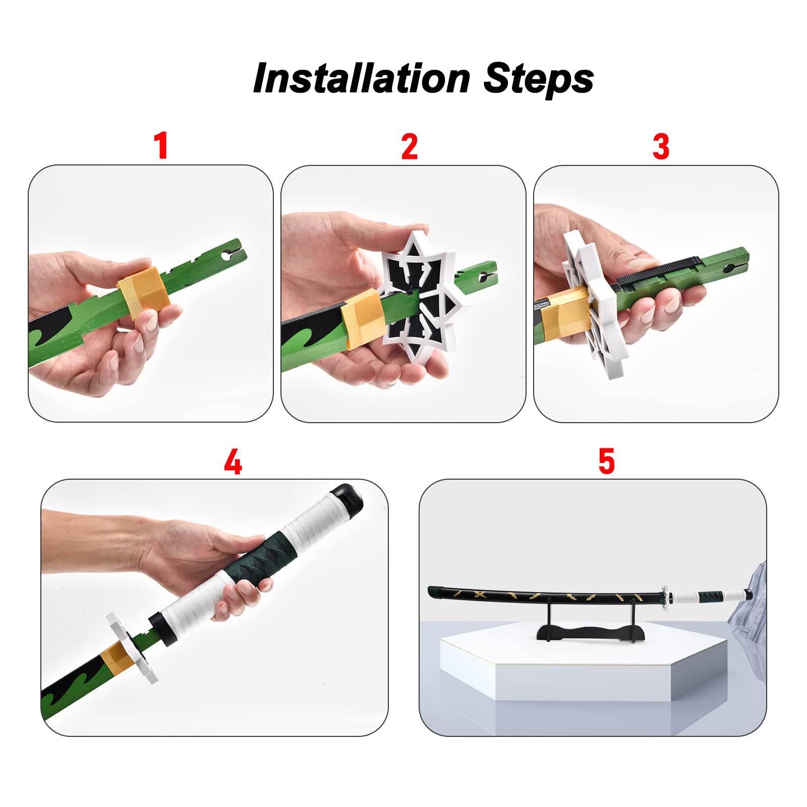 Snapklik.com : Demon Slayer Anime Sword - 41 Inch - Zenitsu, Tanjirou ...