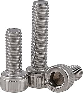 ZILOOK Left Threaded Hex Socket Cap Head Screw 304 Stainless Steel Reverse Thread Left Tooth ...