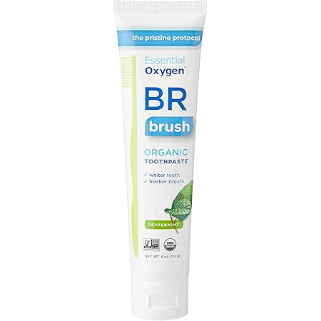 Amazon.com: Essential Oxygen BR Organic Toothpaste Peppermint 4 oz ...