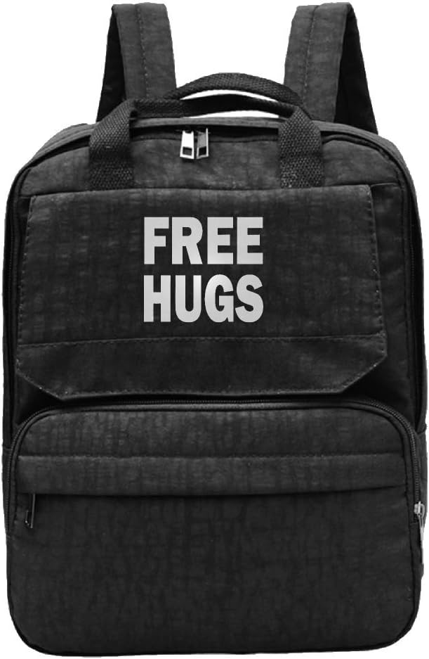 Amazon.com: Free Hugs Girl's Backpacks Cool Trekking Rucksacks ...