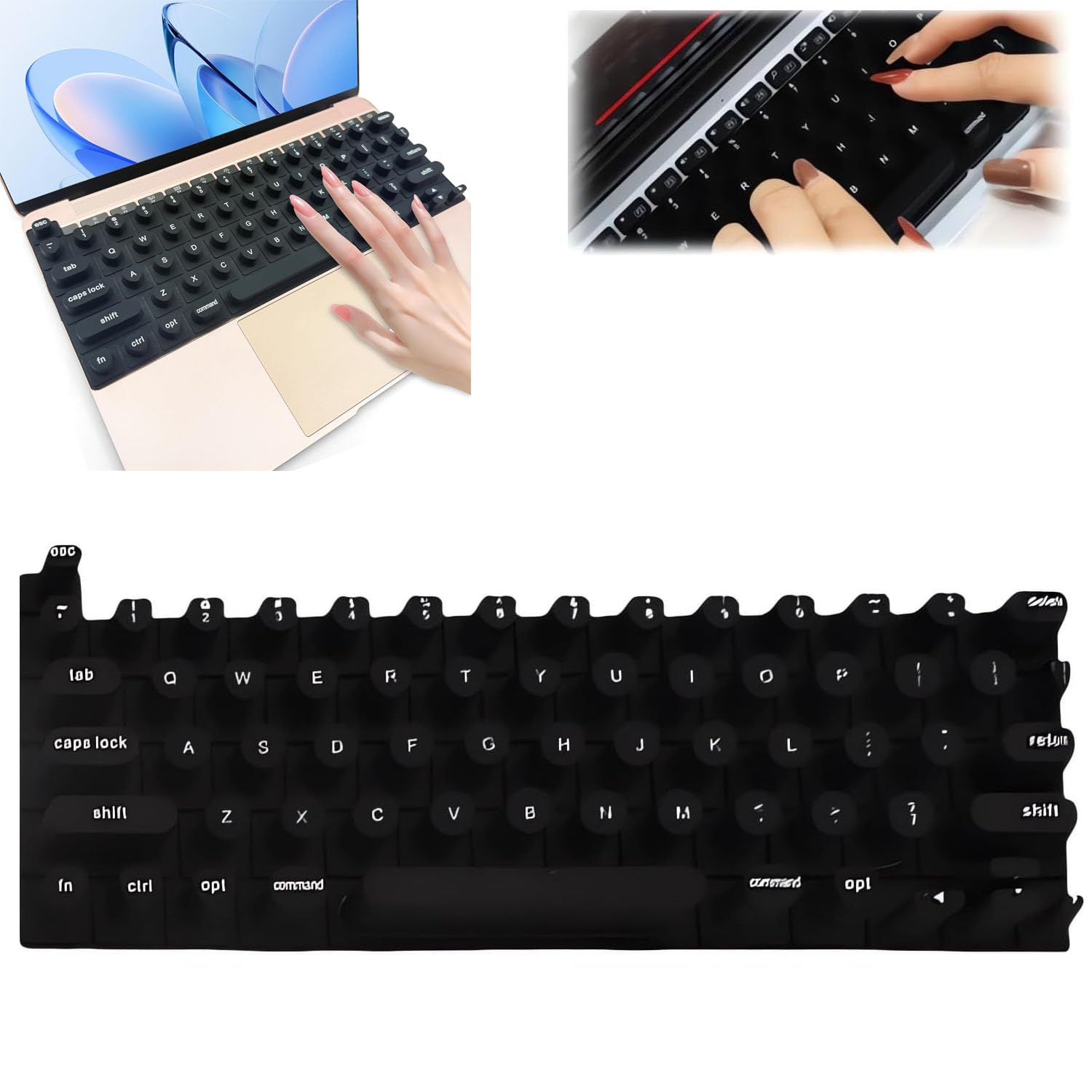 Amazon.com: Keyboard Film for Nail Art,Keyboard Cover for Long Nails ...