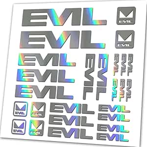 Amazon.com: For EVIL Bike Bicycle Cycling Frame Decals Stickers Graphic ...