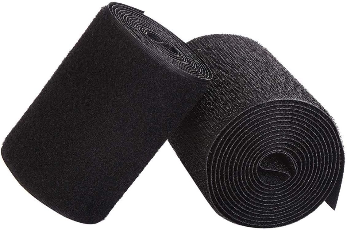 Velcro® Hook and Loop Self Adhesive Sticky Back Tape Fastener in Black ...