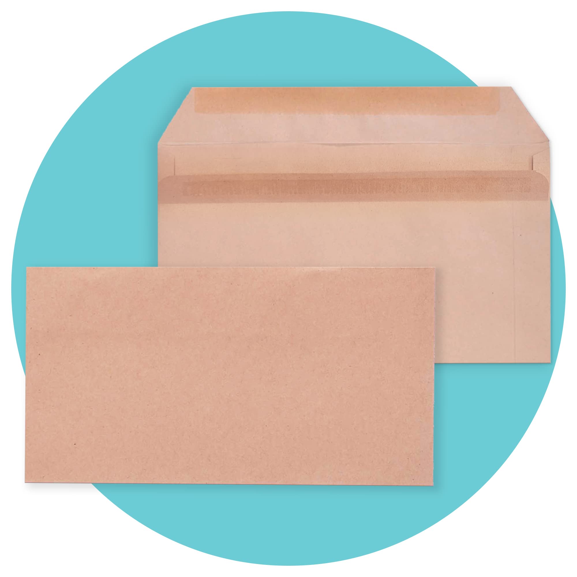Triplast 100 x DL Manilla Self Seal Security Envelopes (Size: 110x220mm ...