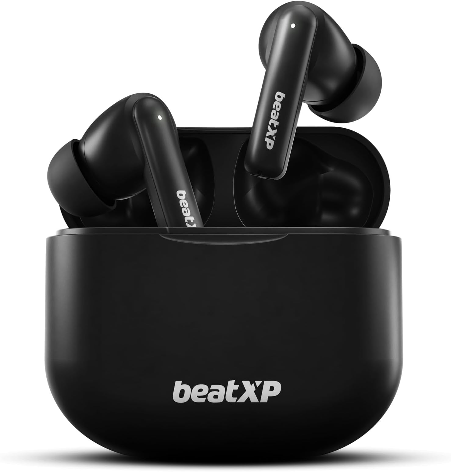 beatXP Vibe XPods Bluetooth True Wireless Ear buds with 60H Playtime, Quad Mic ENC, Gaming Mode ...