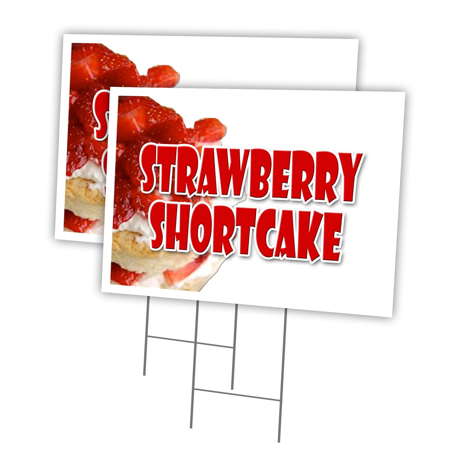 Amazon.com: Strawberry Shortcake 2 Pack of 18" x 24" Yard Sign & Stake ...