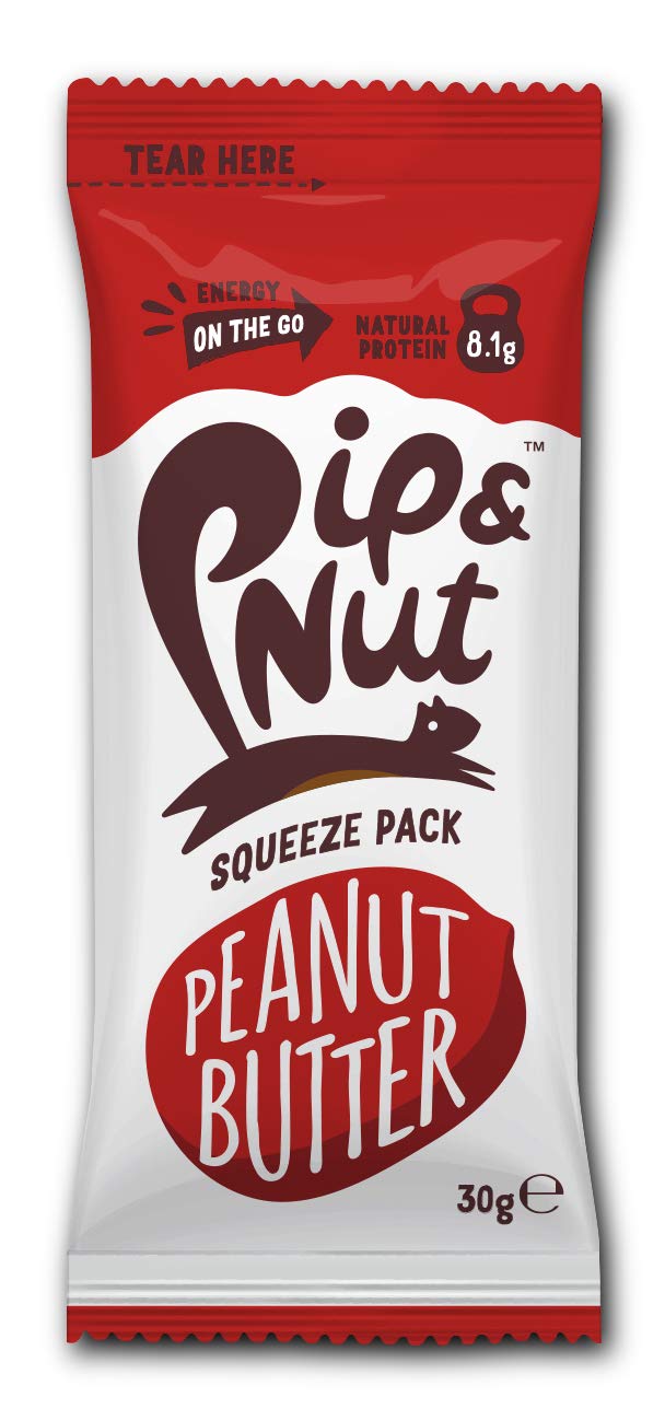 Pip & Nut Smooth Peanut Butter Squeeze Packs – 20 x 30g - Absolutely No ...