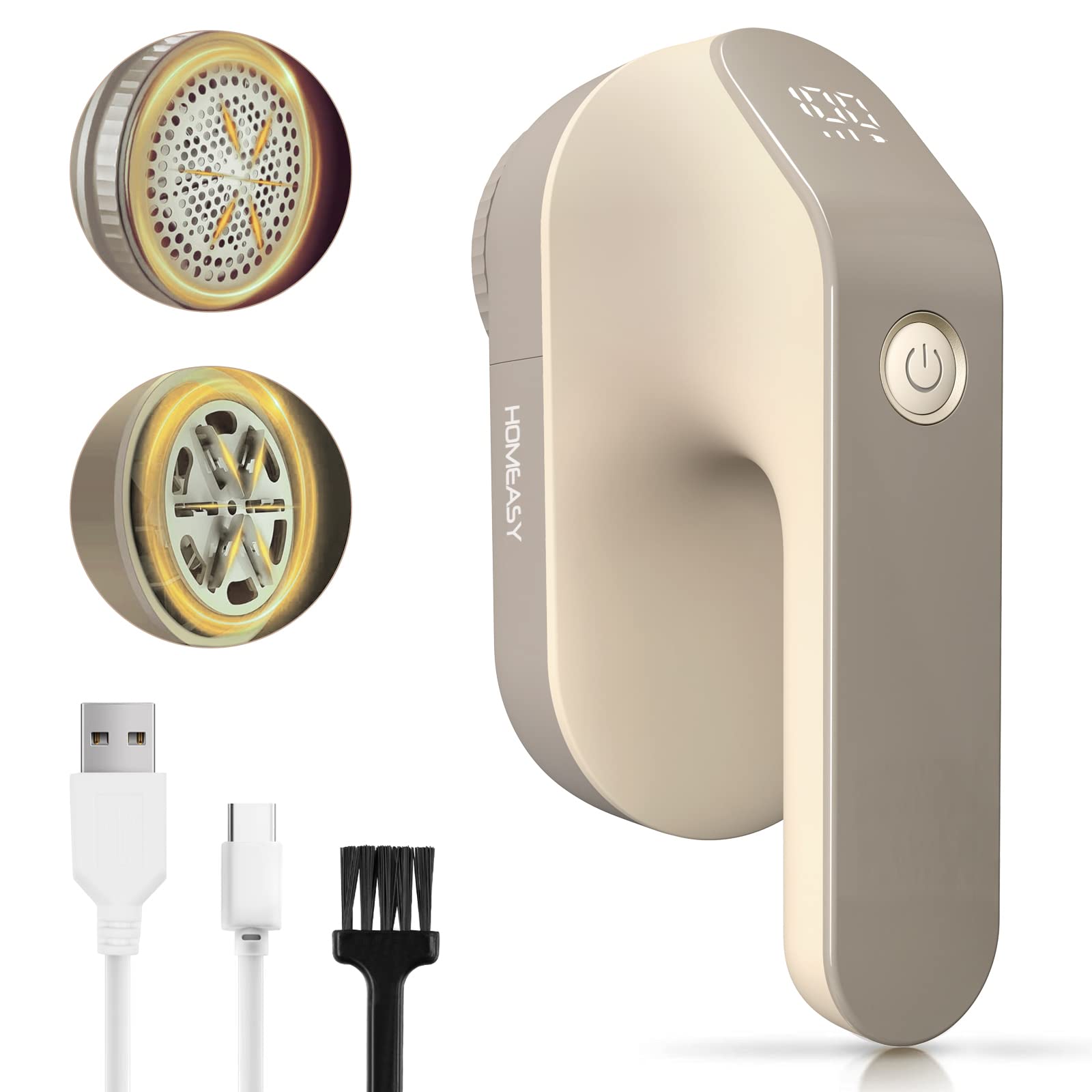 Amazon.co.jp: HOMEASY Pill Remover, Electric Pill Remover, LCD Display ...