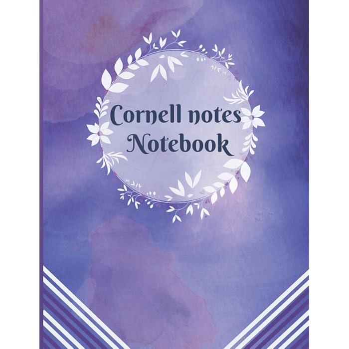 Buy Cornell notes notebook,Lined paper, College ruled notebook, Large ...