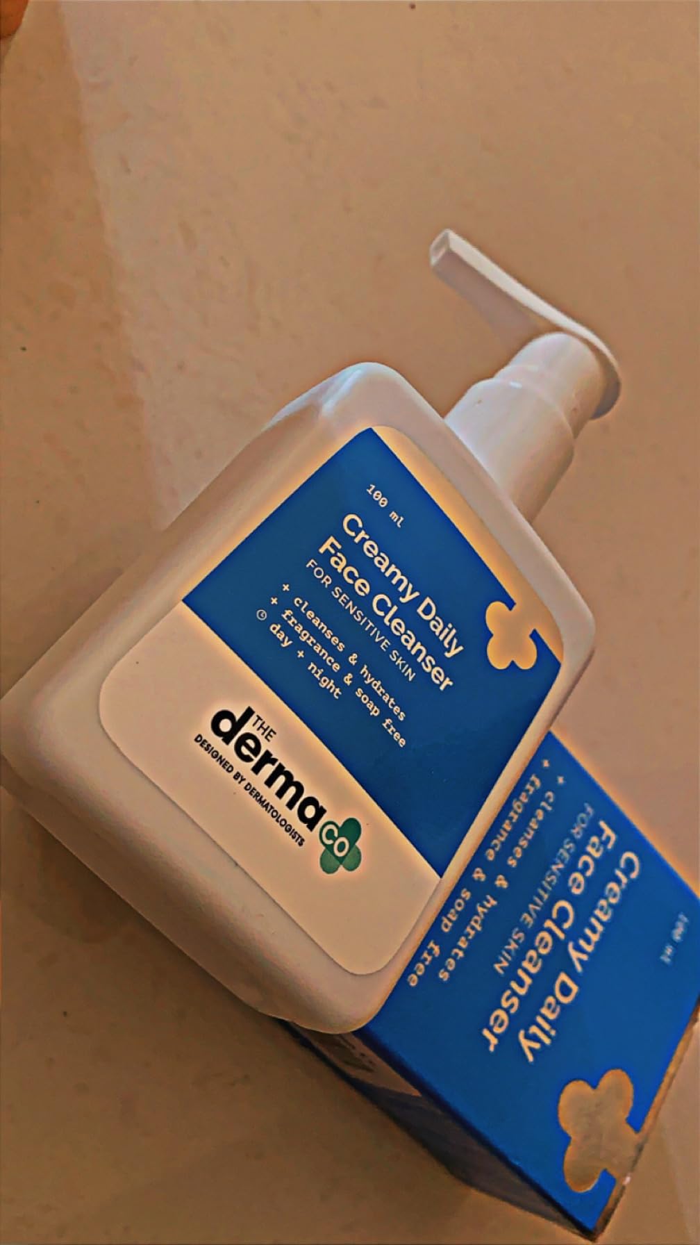 The Derma Co Creamy Cleanser for Sensitive Skin | 100 ml : Amazon.in ...