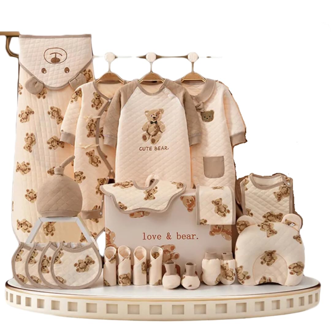 Amazon.com: Newborn Baby Clothing Gift Set -100% Soft Cotton - Unisex ...