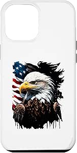 Amazon.com: iPhone 14 Plus USA Flag Bald Eagle American Flag 4th Of July Case : Cell Phones ...