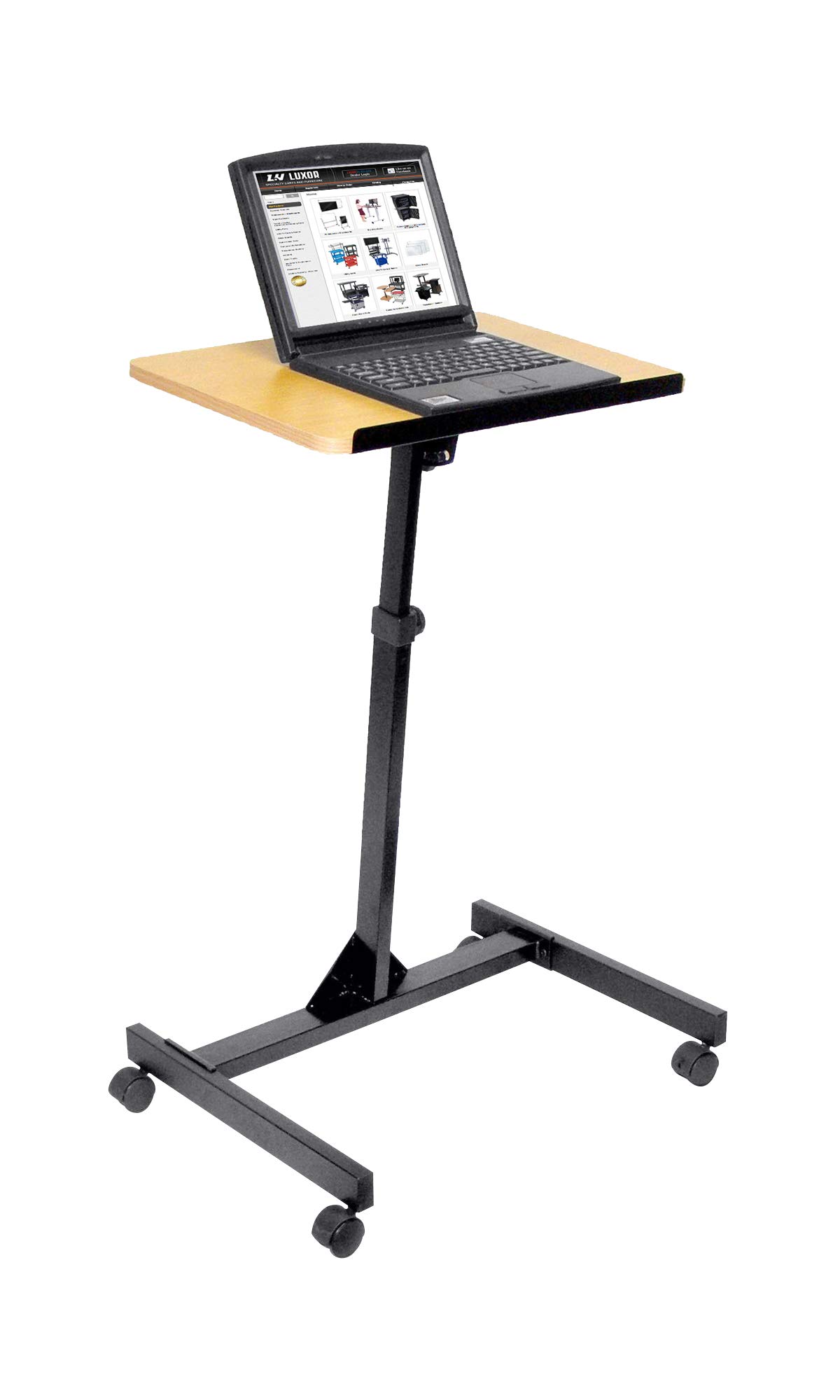 Snapklik.com : LX9128 Adjustable-Height Mobile Lectern