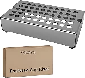 Amazon.com | Espresso Cup Riser Stand, Premium Stainless Steel Coffee ...