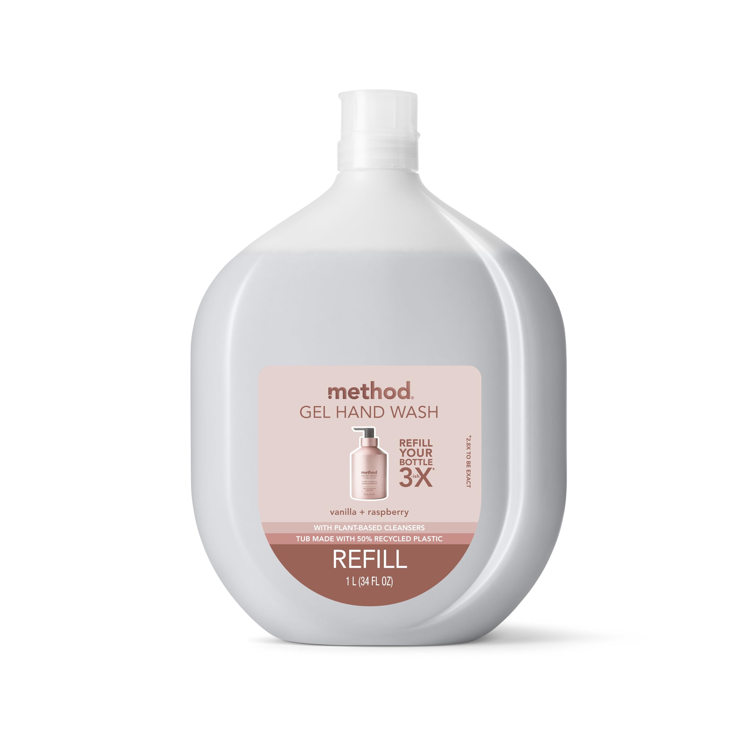 Amazon.com: Method Gel Hand Soap Refill, Vanilla + Raspberry ...
