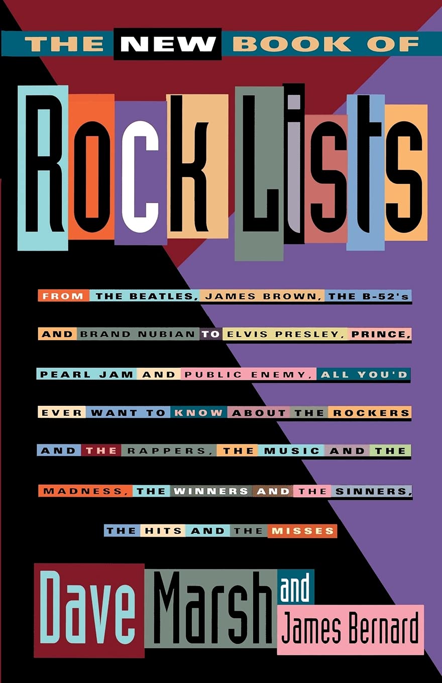 Amazon | New Book of Rock Lists | Marsh, Dave | Rock