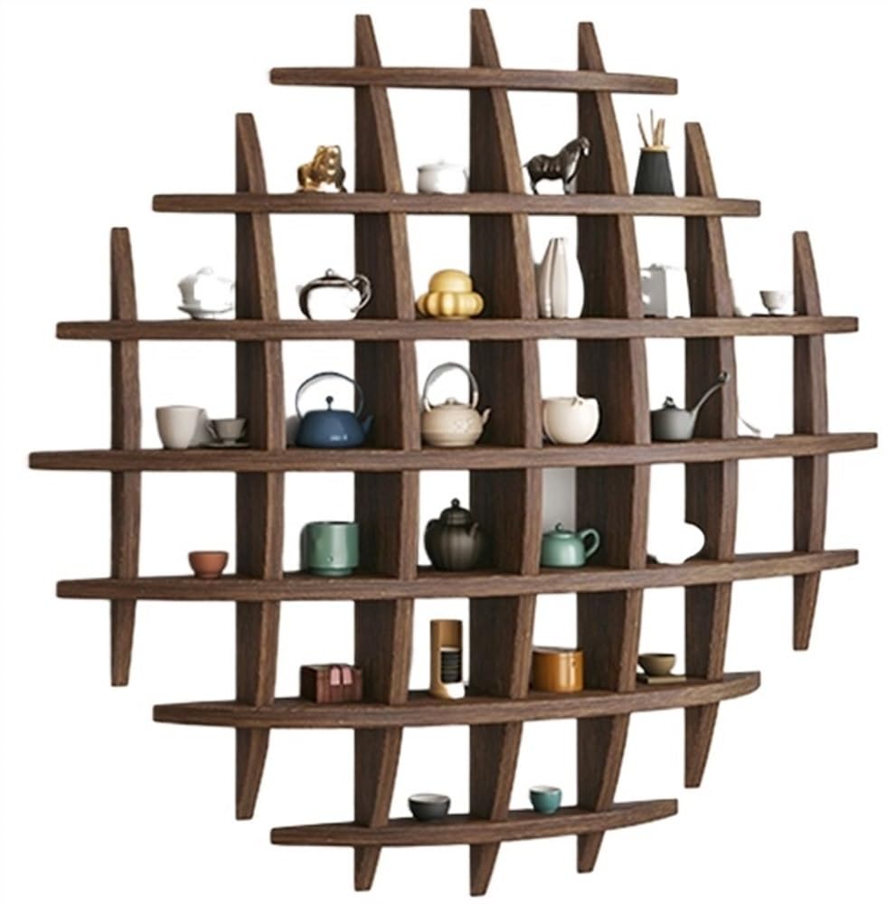 Amazon.com: NDKJSF Antique Solid Wood Display Stand - Wall-Mounted ...