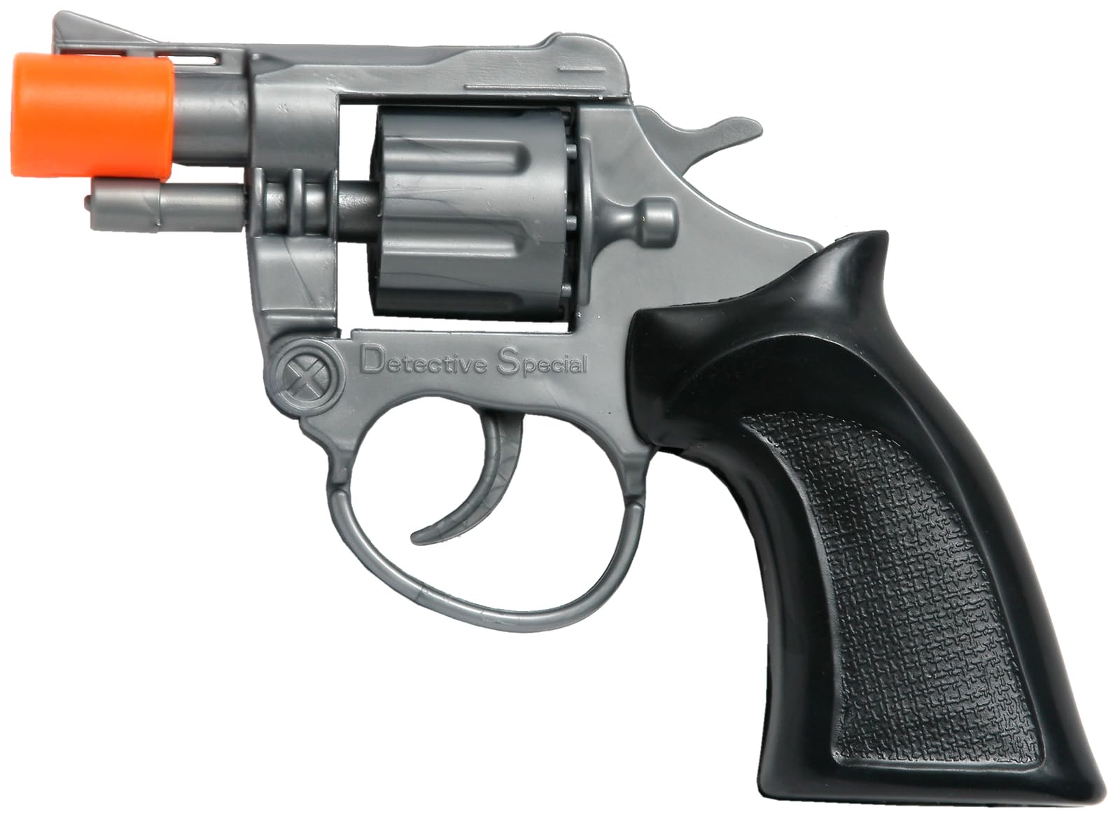 Snapklik.com : Set Of 2 Police Style 38 Super 8 Shot Silver Cap Gun ...