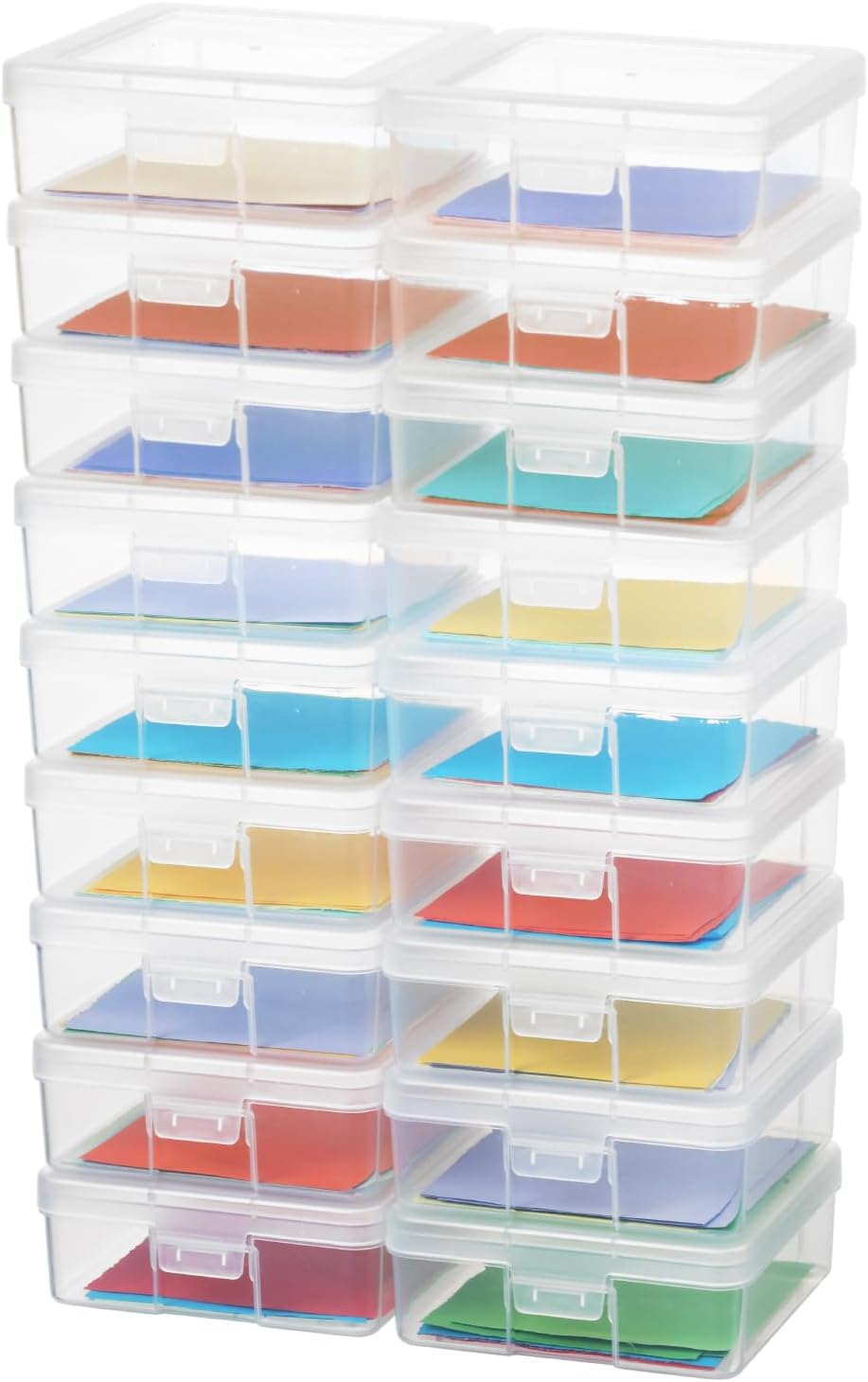 Amazon.com: novelinks Small Plastic Storage Box Containers with ...