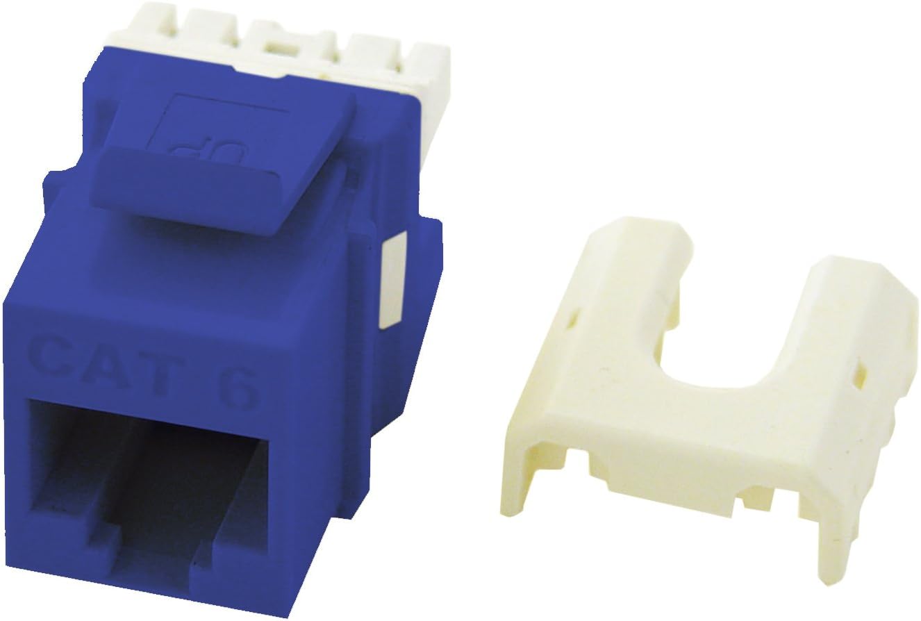 Legrand - OnQ RJ45 Keystone Insert, Cat 6 Keystone Jack, Terminate with ...