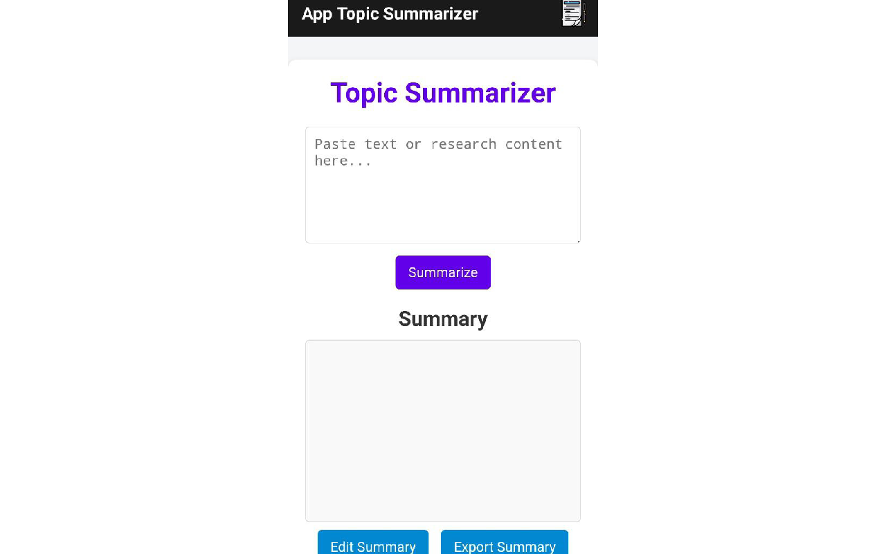 App Topic Summarizer - App on Amazon Appstore