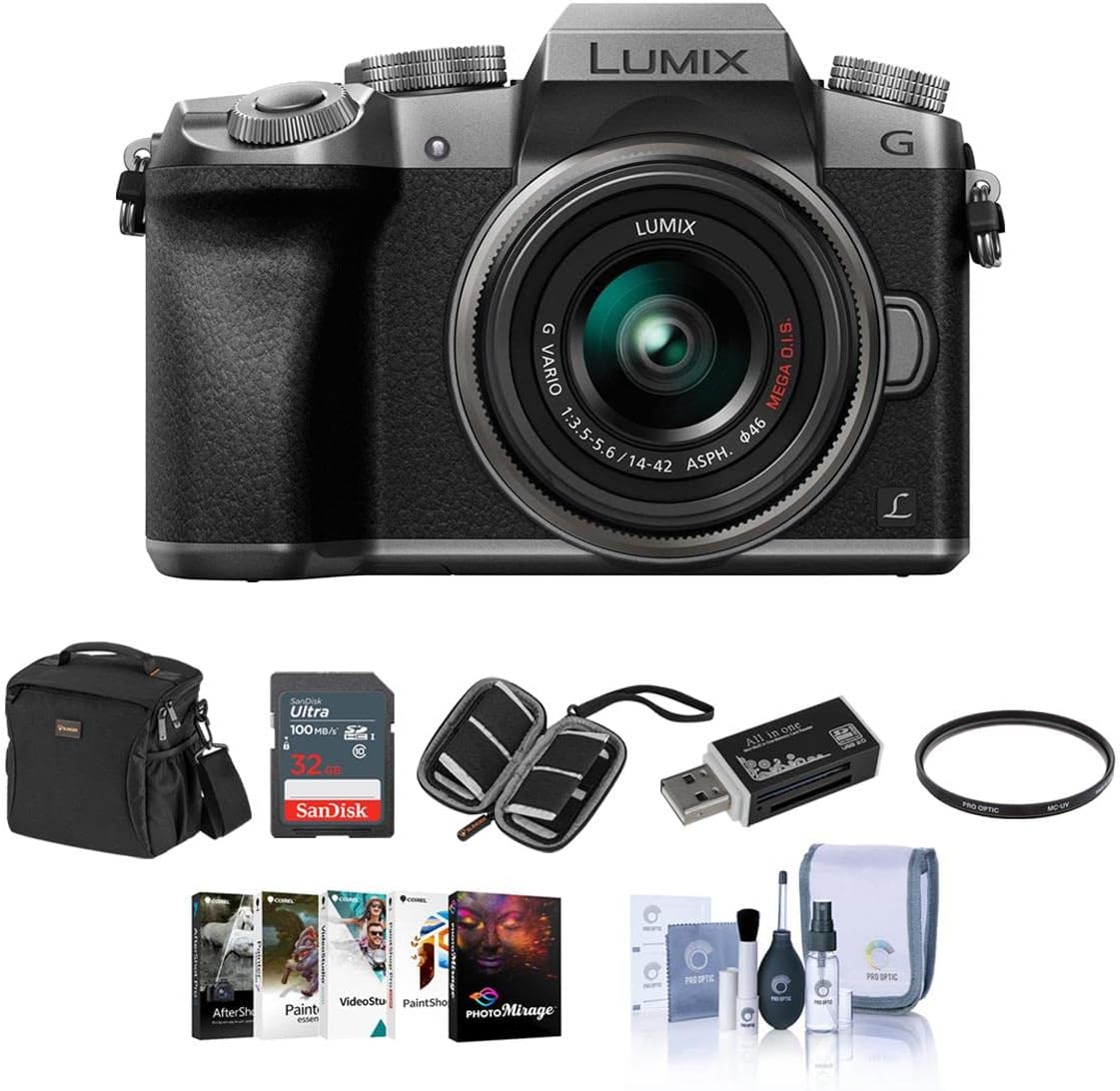 Amazon.com: Panasonic LUMIX G7 4K Digital Camera, with LUMIX G VARIO 14 ...