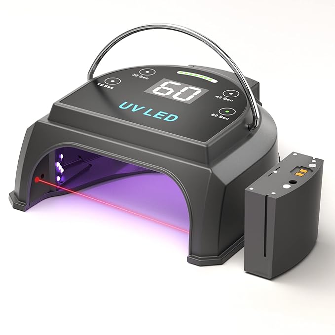 Amazon.com: gelpal 80W Professional Cordless UV LED Nail Lamp, UV ...