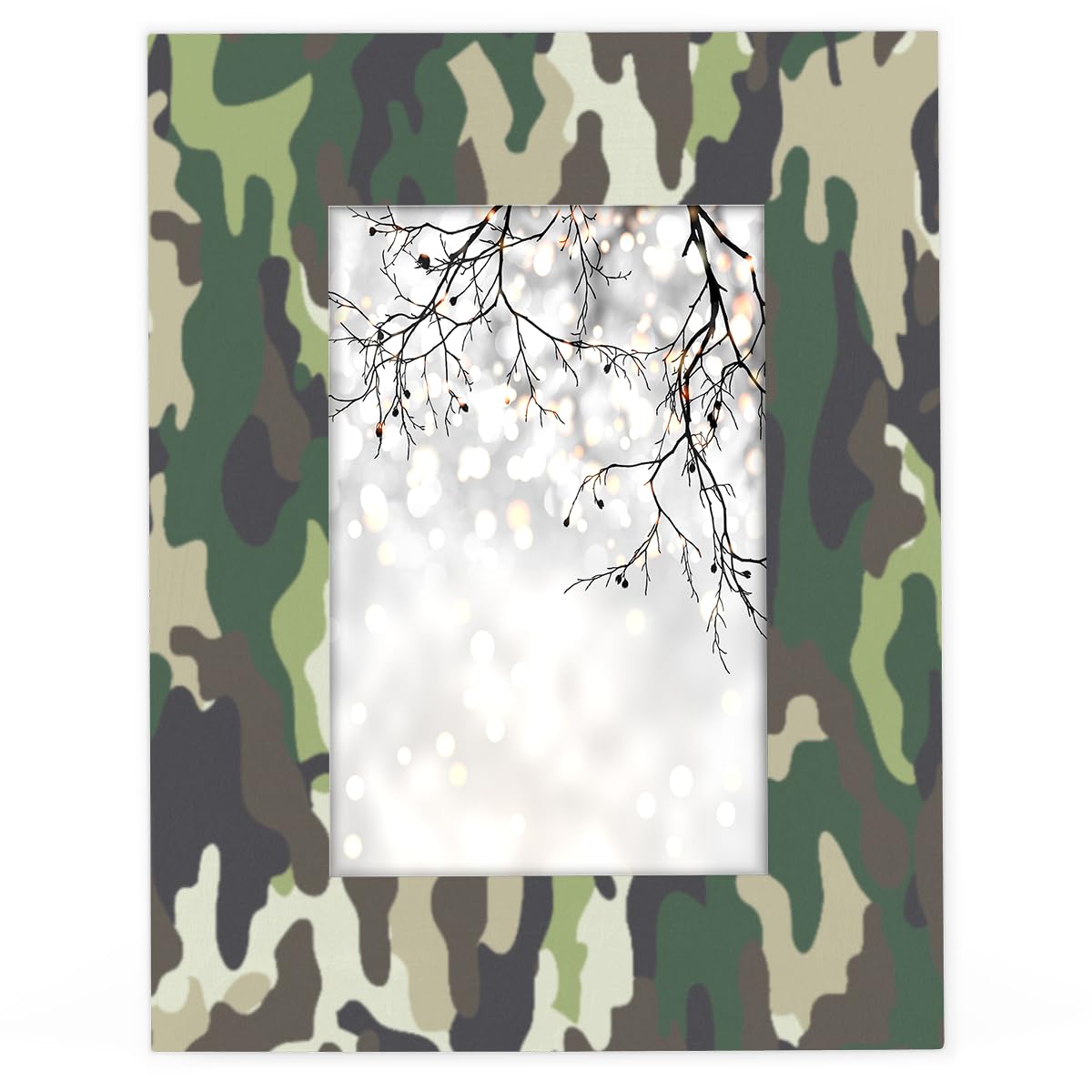 Real Camo Border Stationary Printable Printable Black And White Tree