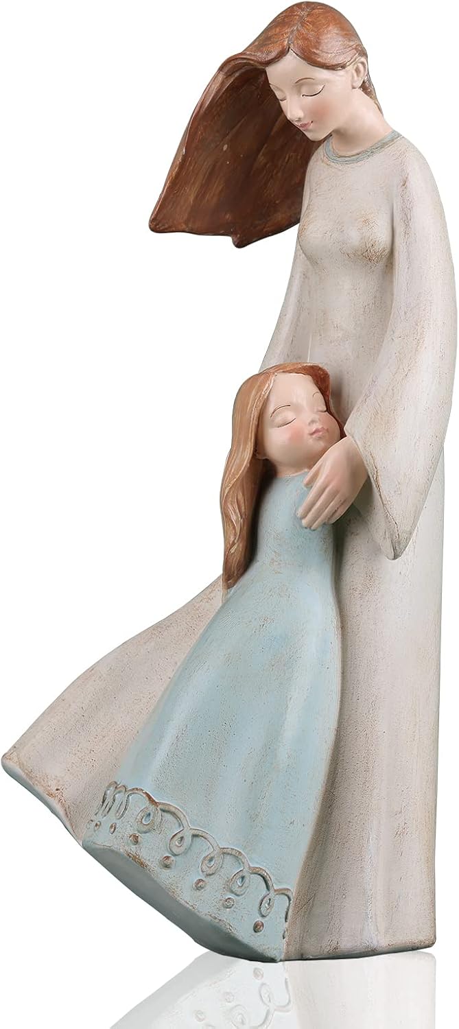 Mother and Daughter Figurines,Mother Daughter Statue, Mother Daughter ...