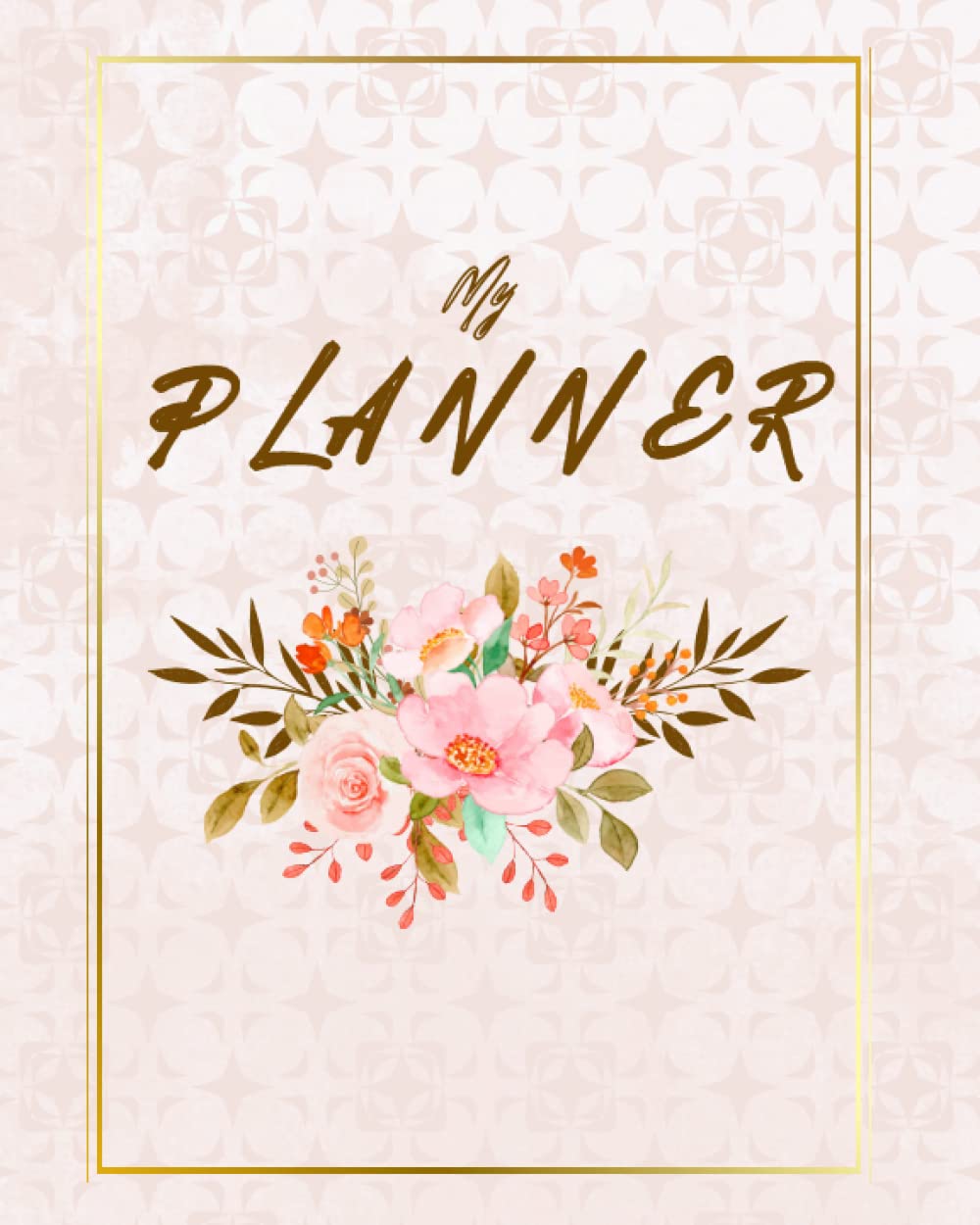 MY PLANNER: UNDATED Monthly and Weekly Planner with Password Tracker ...