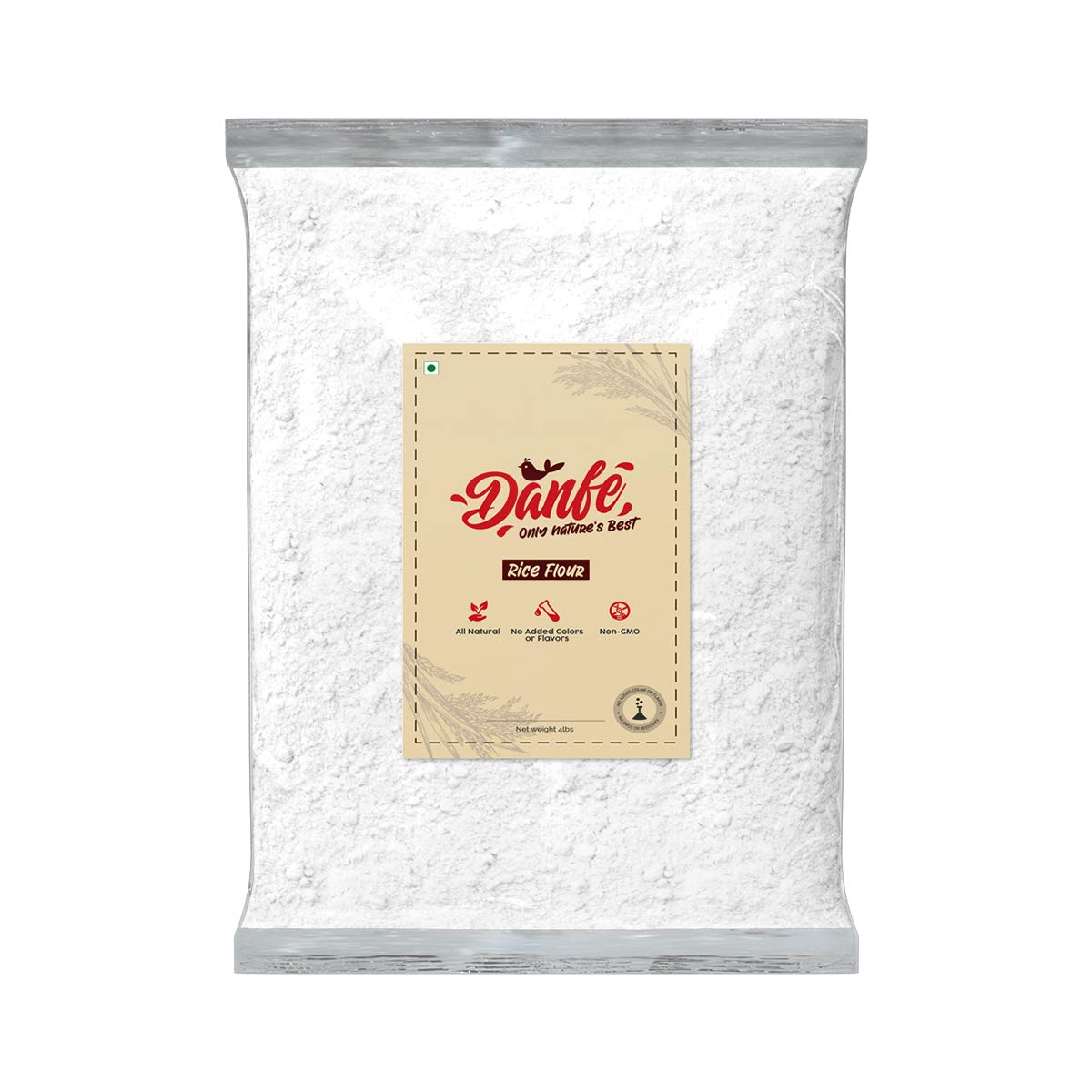 Amazon.com : Danfe Only Nature's Best - Rice Flour (4lb) : Grocery ...