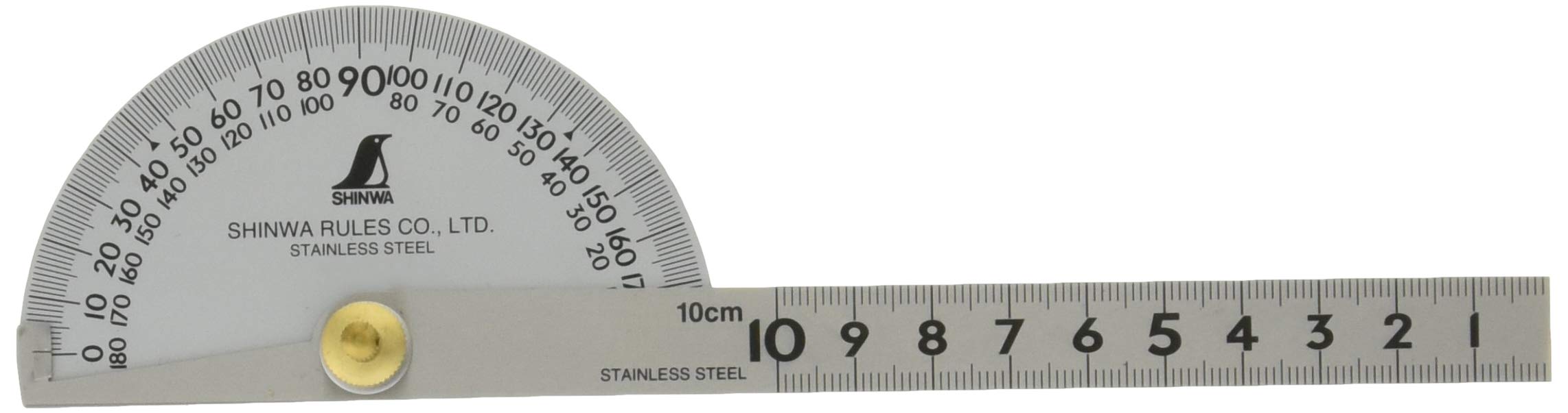 90mm Diameter Protractor Shinwa Protractor With Needle - 90mm Stainless ...
