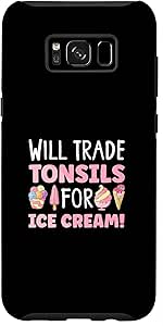 Amazon.com: Galaxy S8+ Post Tonsillectomy Recovery Funny Tonsils ...