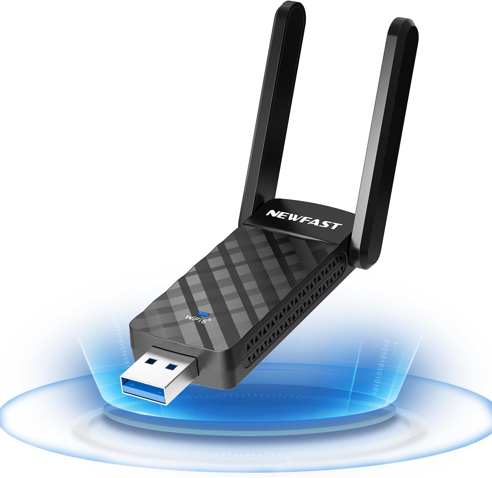 NEWFAST AX1800 WiFi 6 Adapter - 1800Mbps USB 3.0 WiFi Dongle for PC ...