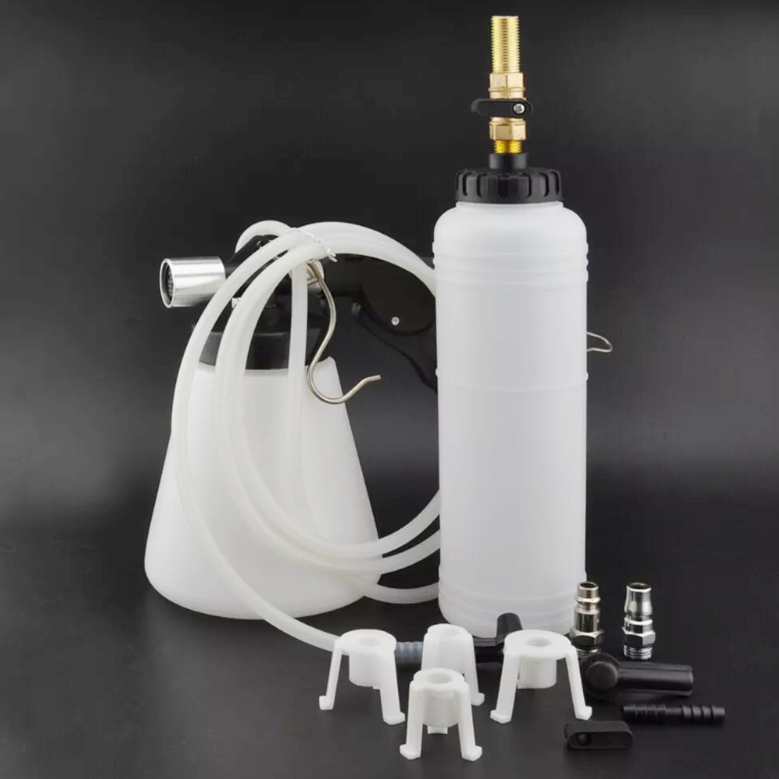 1.75L Pneumatic Brake Fluid Bleeder Pump Kit Tool Car Air Extractor Oil ...