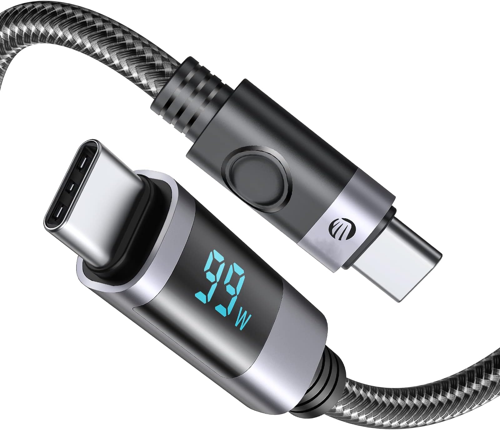 ORICO USB C to USB C Cable, PD100W LED Display Fast Charging Syncing ...