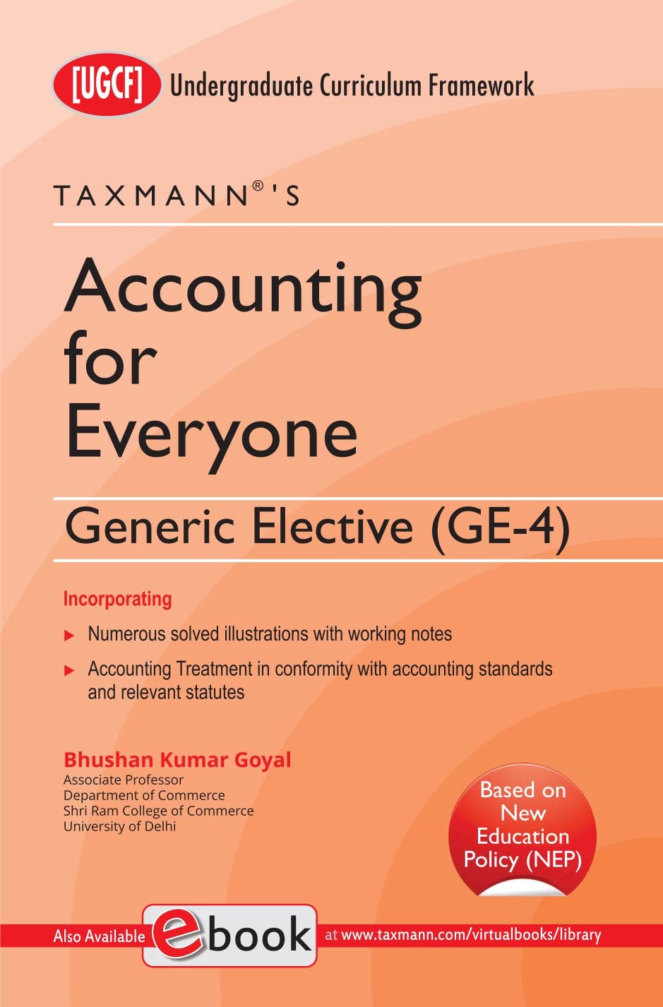 Buy Taxmann's Accounting for Everyone (UGCF) – Student-oriented ...