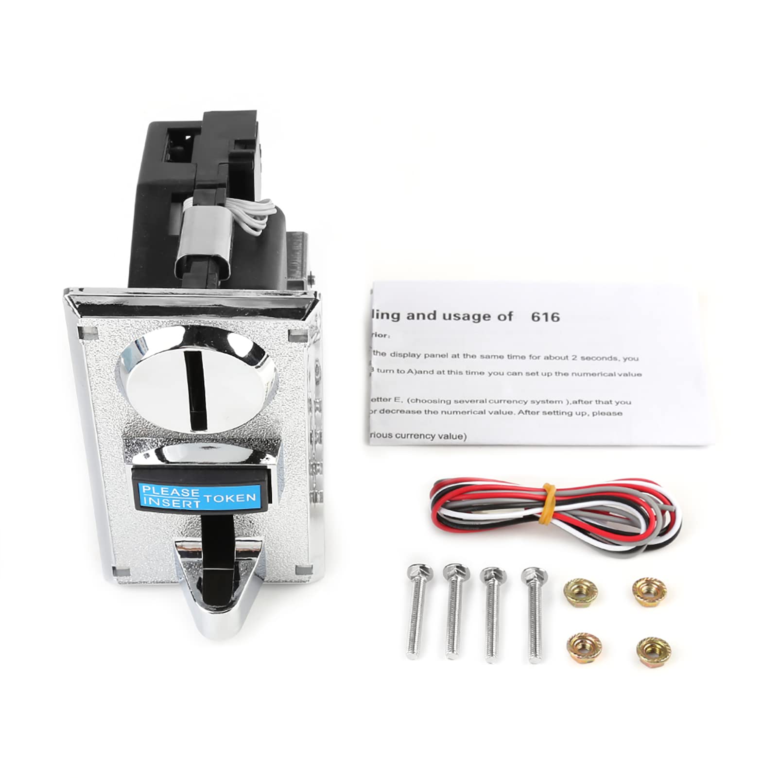 Amazon.com: Acceptor,Multi Acceptor Selector Roll Down Mech Electronic ...