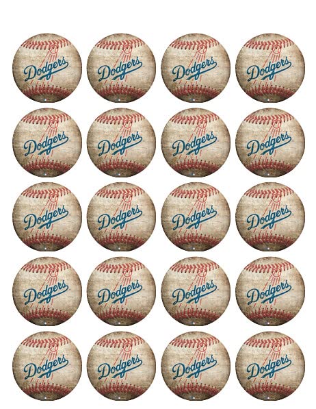 Amazon.com: 1.875" Round Pre-Cut Baseball Edible Images For Your ...